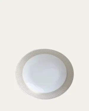 Bernardaud Sol Soup Plate - White Gold
