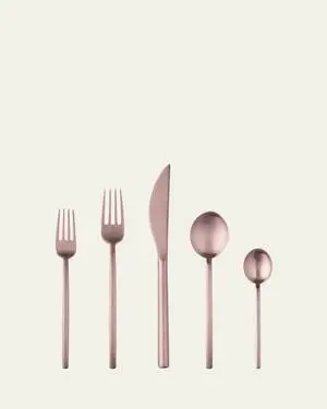 MEPRA Due Ice 5-piece Flatware Set - Bronze