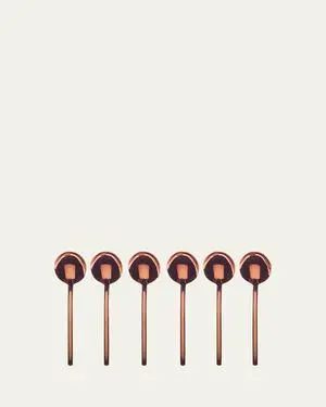 MEPRA Due Bronxo 6-piece Coffee Spoon Set - One-color