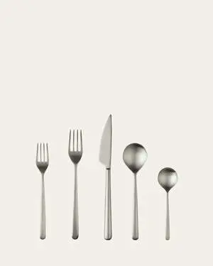 MEPRA Linea Ice 5-piece Flatware Set - Champagne