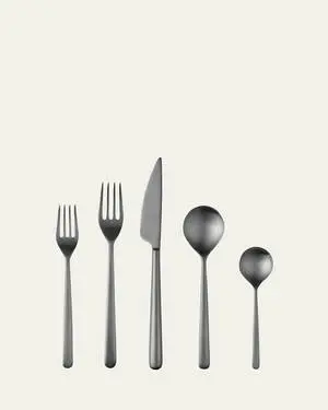 MEPRA Linea Ice 5-piece Flatware Set - Nero