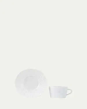 Bernardaud Twist Tea Saucer - White