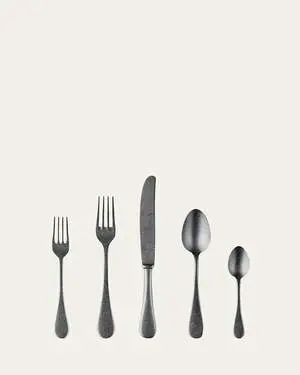 MEPRA Vintage 5-piece Flatware Setting - Black