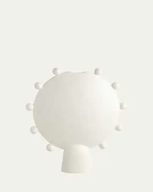 ASHLEY CHILDERS FOR GLOBAL VIEWS Spheres Collection Vessel - White