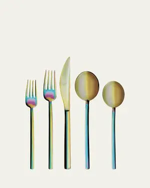 MEPRA Due Ice Rainbow 5-piece Flatware Set - One-color