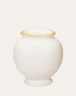 Aerin Siena Small Vase - Cream