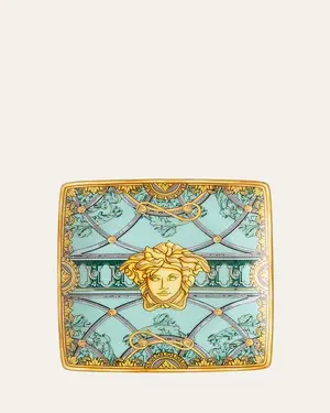 Versace La Scala Del Palazzo Canape Dish - Verde