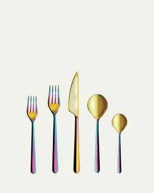 MEPRA Linea Rainbow 5-piece Flatware Set - One-color