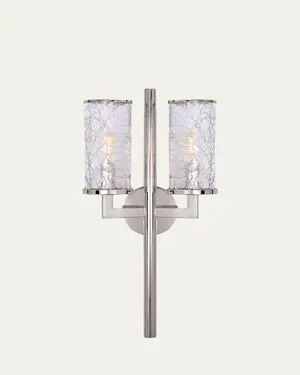 VISUAL COMFORT & CO. Liaison Double Sconce Kelly Wearstler - Polished Nickel