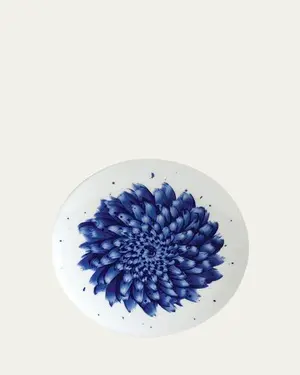 Bernardaud In Bloom Salad Plate - White/blue