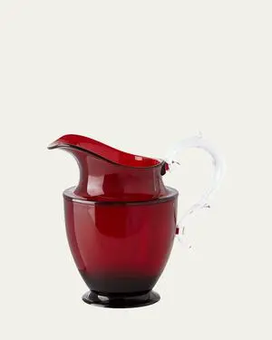 MARIO LUCA GIUSTI Federica Acrylic Pitcher, Red - One-color
