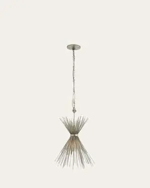 VISUAL COMFORT & CO. Strada Small Pendant Kelly Wearstler - Burnished Silver