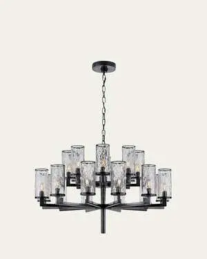 VISUAL COMFORT & CO. Liaison Single Tier Chandelier Kelly Wearstler - Bronze