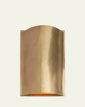 VISUAL COMFORT & CO. Avant Small Curve Sconce Kelly Wearstler - Antique Brass