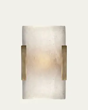 VISUAL COMFORT & CO. Covet Wide Clip Bath Sconce Kelly Wearstler - Antique Brass