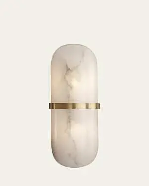 VISUAL COMFORT & CO. Melange Pill Form Sconce Kelly Wearstler - Antique Brass