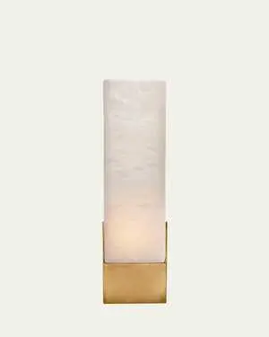 VISUAL COMFORT & CO. Covet Tall Box Bath Sconce By Kelly Wearstler Antique Brass