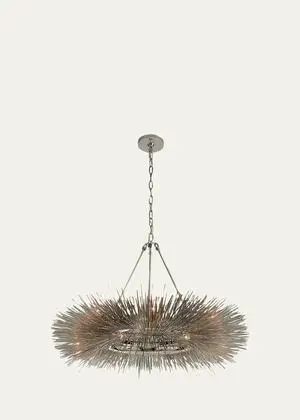 VISUAL COMFORT & CO. Strada Ring Chandelier Kelly Wearstler - Polished Nickel