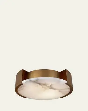 VISUAL COMFORT & CO. Melange Small Flush Mount Kelly Wearstler - Antique Brass