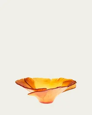 DAUM Ginko Bowl - Amber