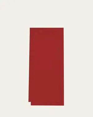 SFERRA Festival Table Runner, 15" X 108" Cinnabar