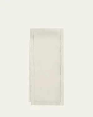SFERRA Festival Table Runner, 15" X 108" Oyster