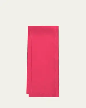 SFERRA Festival Table Runner, 15" X 108" Raspberry