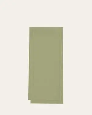SFERRA Festival Table Runner, 15" X 108" Sage
