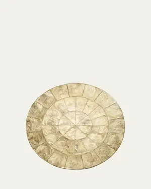 KIM SEYBERT Capiz Placemat - Champagne