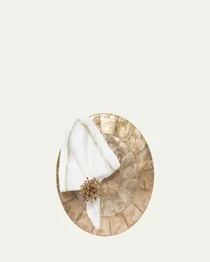 KIM SEYBERT Capiz Placemat - Champagne
