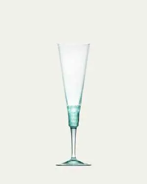 MOSER Pebbles Champagne Flute Beryl