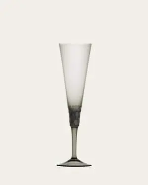MOSER Pebbles Champagne Flute - Smoke
