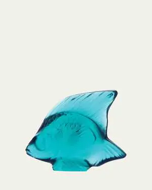 Lalique Turquoise Fish - Lt Turquoi