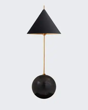 VISUAL COMFORT & CO. Cleo Orb Base Accent Lamp By Kelly Wearstler One-color