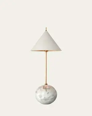VISUAL COMFORT & CO. Cleo Orb Base Accent Lamp Kelly Wearstler - White