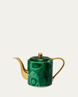 L'Objet Malachite Tea Pot - One-color