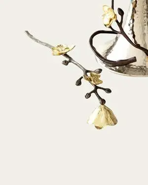 Michael Aram Gold Orchid Candle Snuffer - Silver