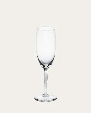 Lalique 100 Points Crystal Champagne Flute - Clear