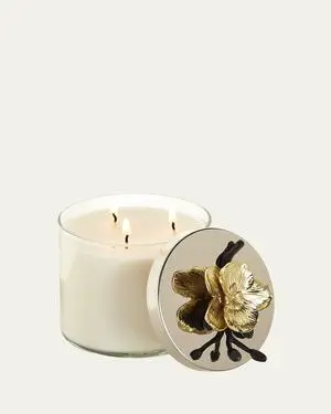 Michael Aram 13. 5 Oz. Orchid Candle - Gold