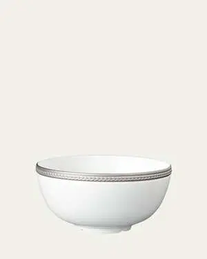 L'Objet Soie Tressee Platinum Cereal Bowl