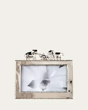 Michael Aram Elephant 4" X 6" Picture Frame - Silver