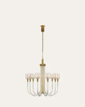 VISUAL COMFORT & CO. Reverie Medium Single Tier Chandelier By Kelly Wearstler Antique Brass