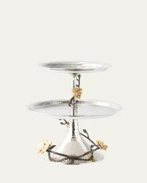 Michael Aram Gold Orchid Two-Tier Etagere - One-color