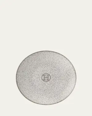Hermès Mosaique Au 24 Platinum Bread & Butter Plate - Multi