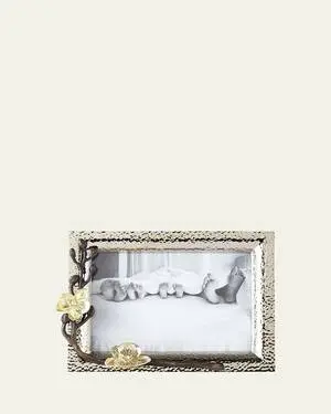 Michael Aram Gold Orchid 5" X 7" Picture Frame - Silver