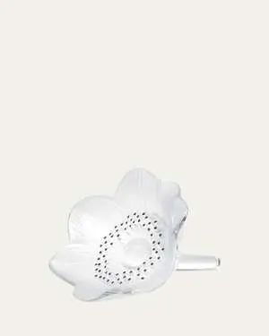 Lalique Anemone Flower Sculpture - Not Supld