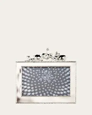 Michael Aram Animals 5" X 7" Picture Frame - Silver