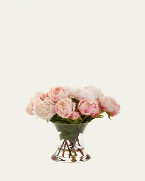 JOHN-RICHARD COLLECTION Peonies N Faux-floral Arranget - Pink