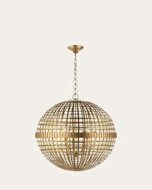 VISUAL COMFORT & CO. Mill Large Globe Lantern Aerin - Aged Iron