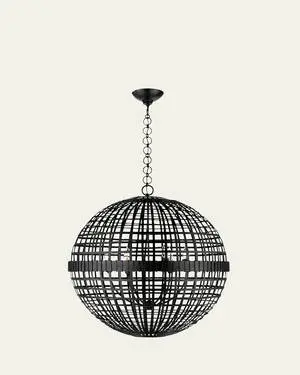 VISUAL COMFORT & CO. Mill Large Globe Lantern Aerin - Black